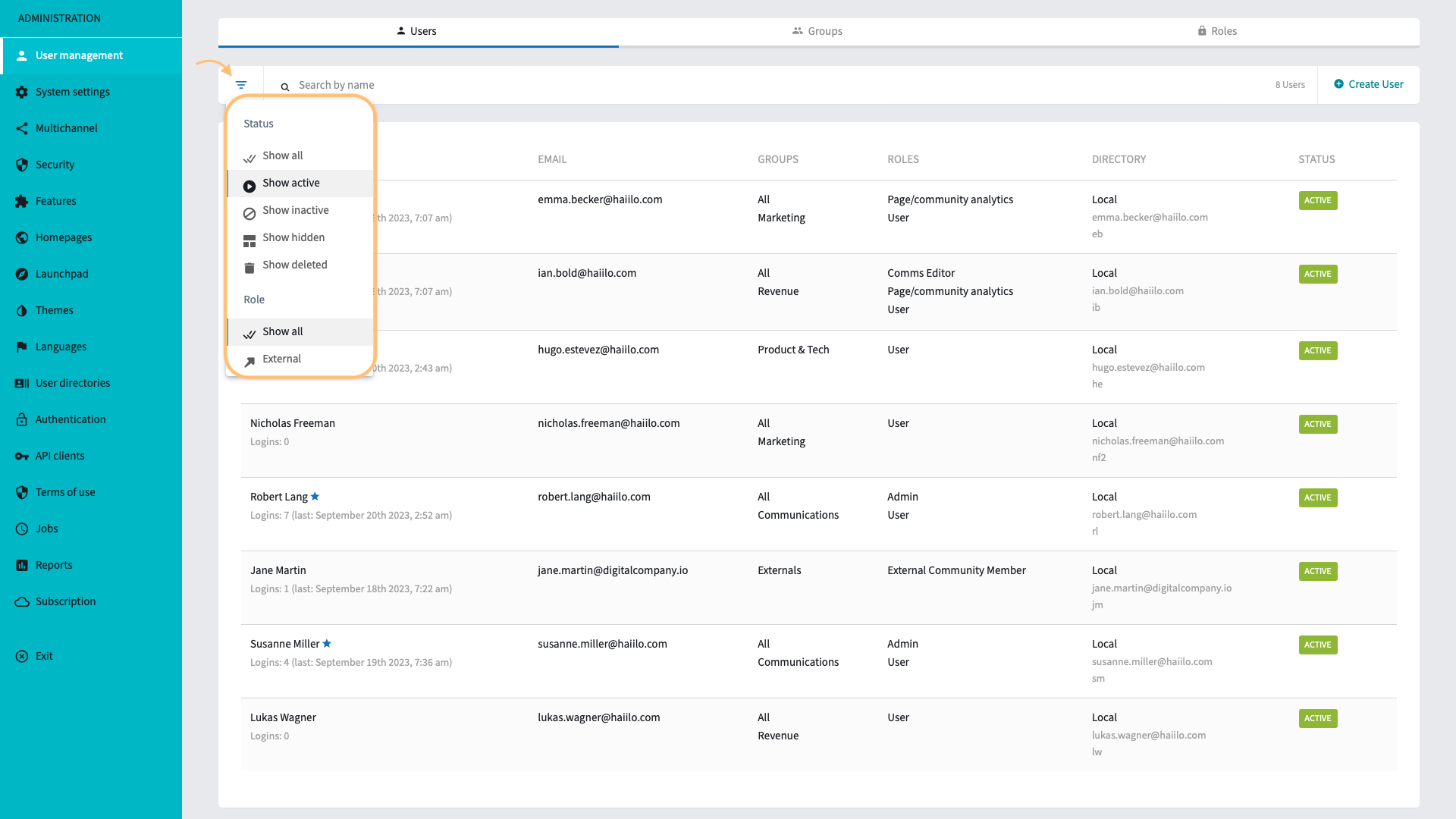 Understanding account statuses – Haiilo Support Center Understanding account statuses – Haiilo Support Center