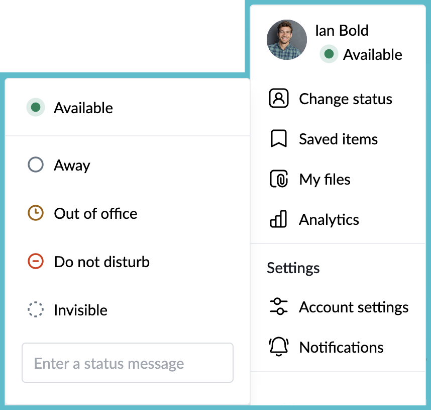 Updating your status – Haiilo Support Center