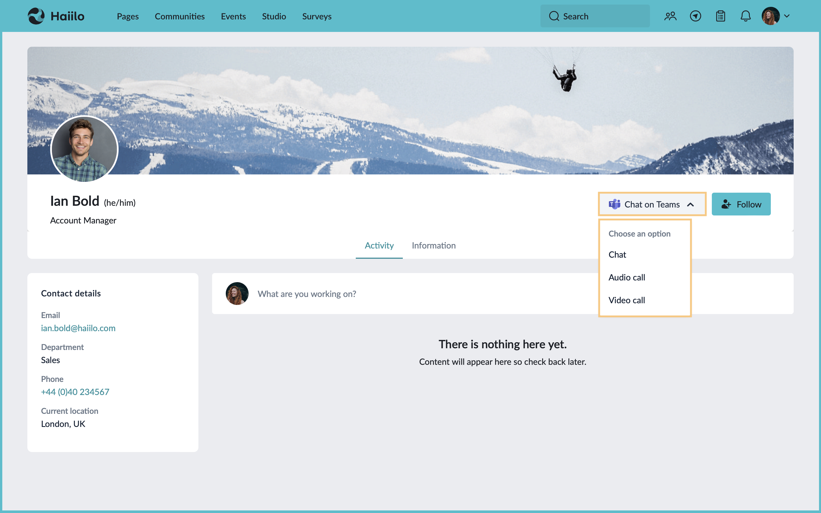 Microsoft Integration Overview Haiilo Support Center