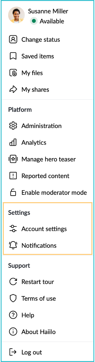 Navigating the platform – Haiilo Support Center