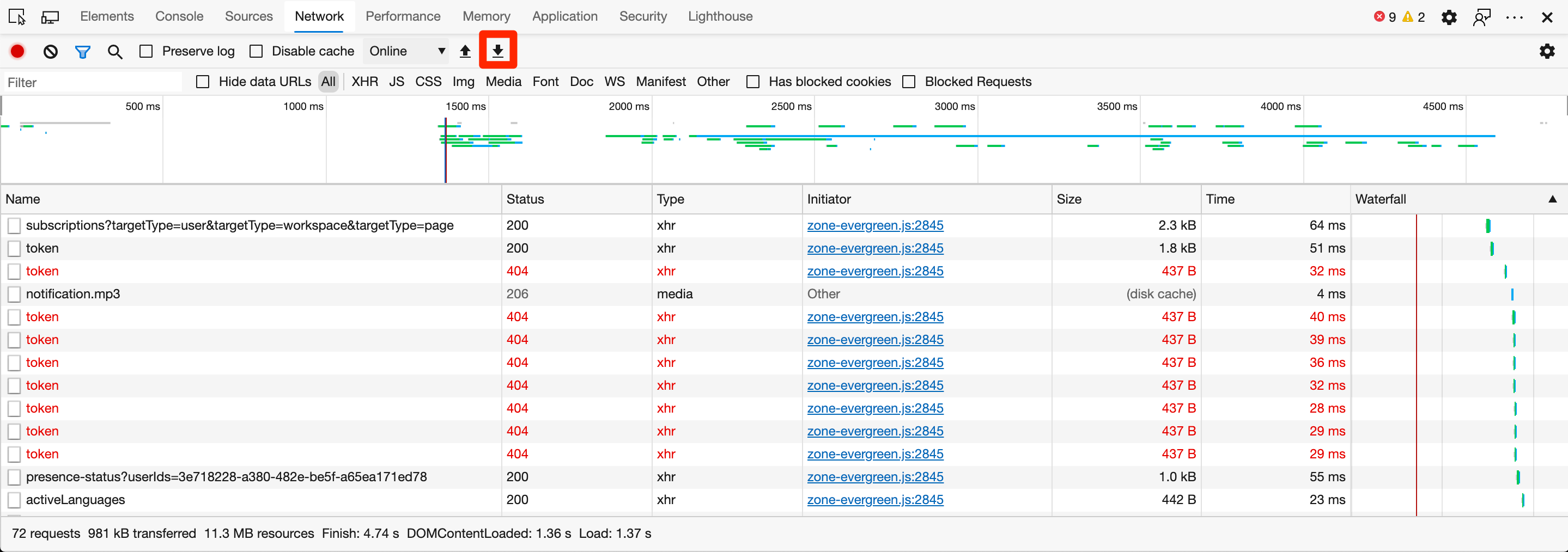 Generating a HAR export – Haiilo Support Center